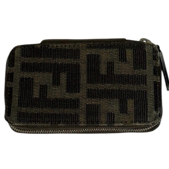 Fendi | Bags | Fendi Keychain Key Holder Canvas And Leather | Poshmark